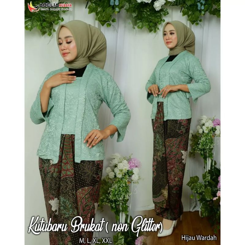 Jual Kutu Baru Set Rok Lilit ~ Setelan Baju Tradisional Adat Jawa ~ Atasan Kebaya Modern Untuk ...