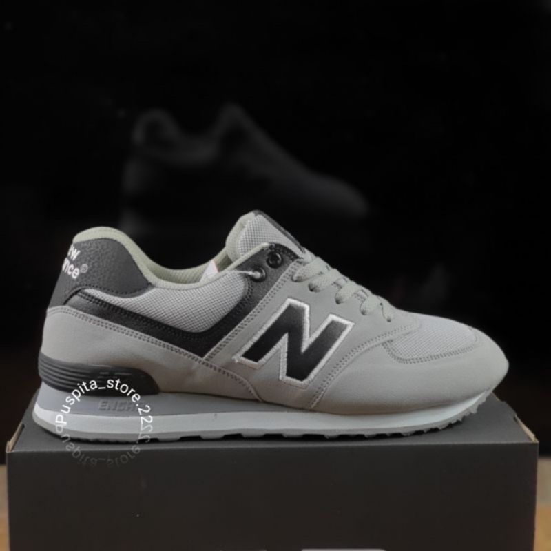 Jual [ Bisa Cod ] Sepatu Sneakers Premium New Balanc Encap 574 Abu ...