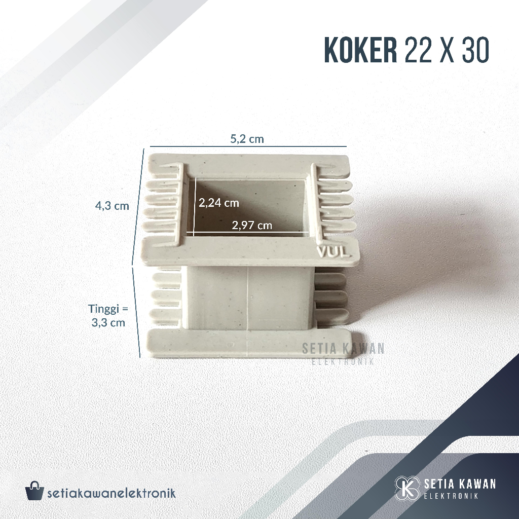 Jual Koker Trafo Kotak 22x30 / Bobin Bobbin Dudukan Besi Plat Keren ...