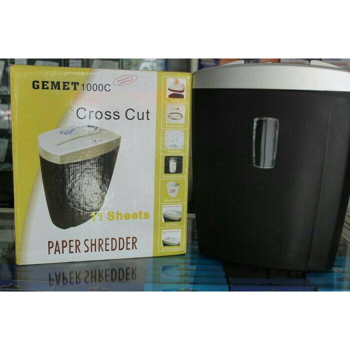 Jual Mesin Penghancur Kertas Gemet 1000C (Paper Shredder) | Shopee ...
