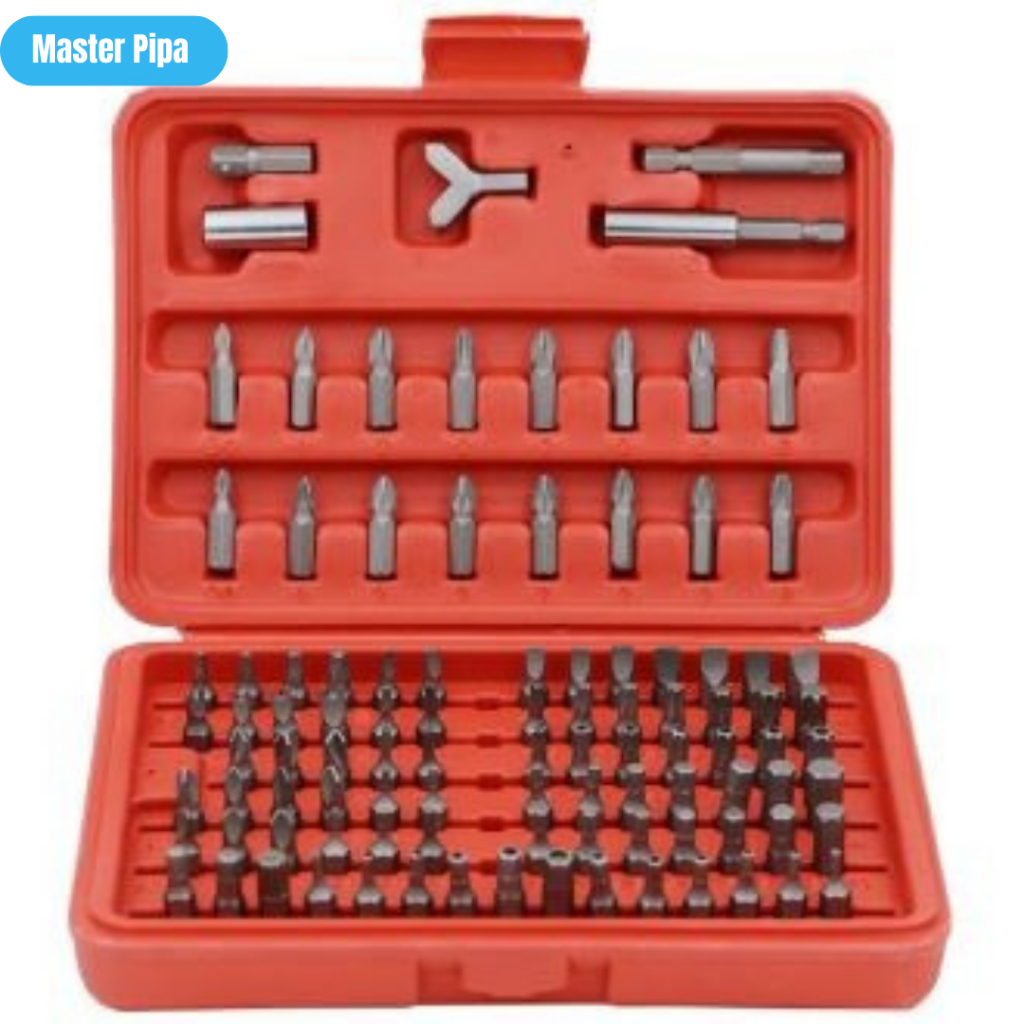 Jual Gestar Mata Kunci - Screwdriver Bit Set 100/ Mata Obeng Bit Set ...