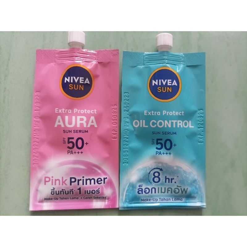 Jual Nivea Sun Face Serum Oil Control SPF 50 PA+++ Instan Aura 7ml ...