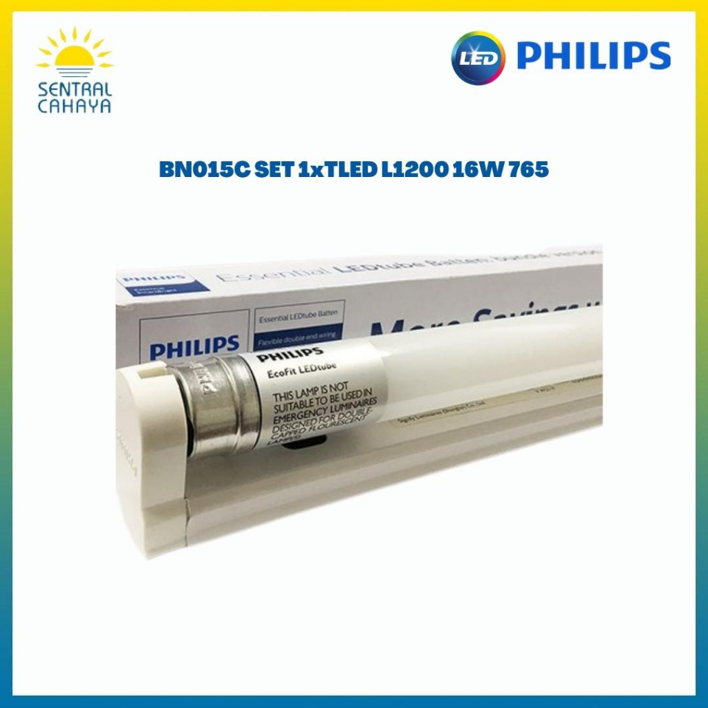 Jual LAMPU PHILIPS BN015C SET 1xTLED L1200 16W 765 | Shopee Indonesia