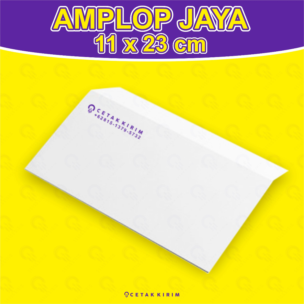 Jual Cetak Amplop Jaya 1 warna / Cetak Amplop / Amplop Perusahaan ...