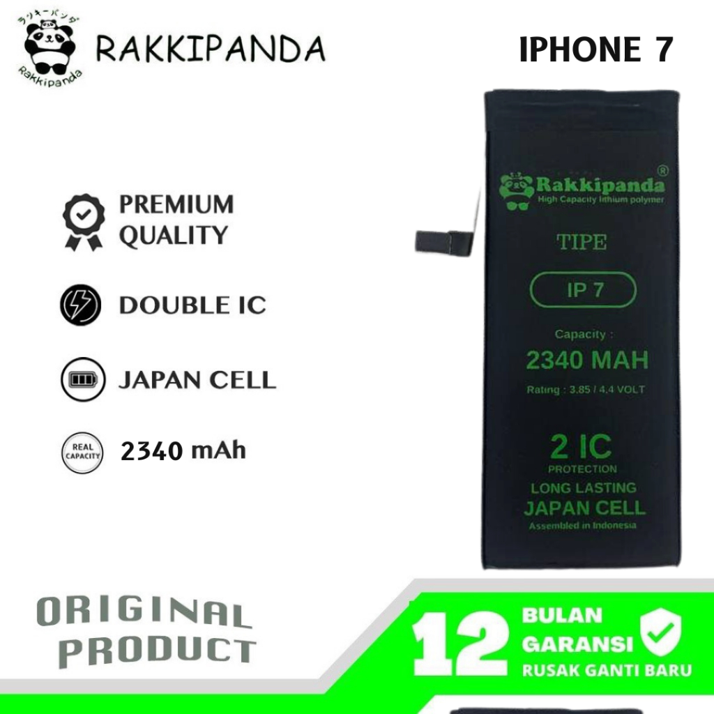 Jual RakkiPanda - Ip 7 Batre Batrai Baterai | Shopee Indonesia