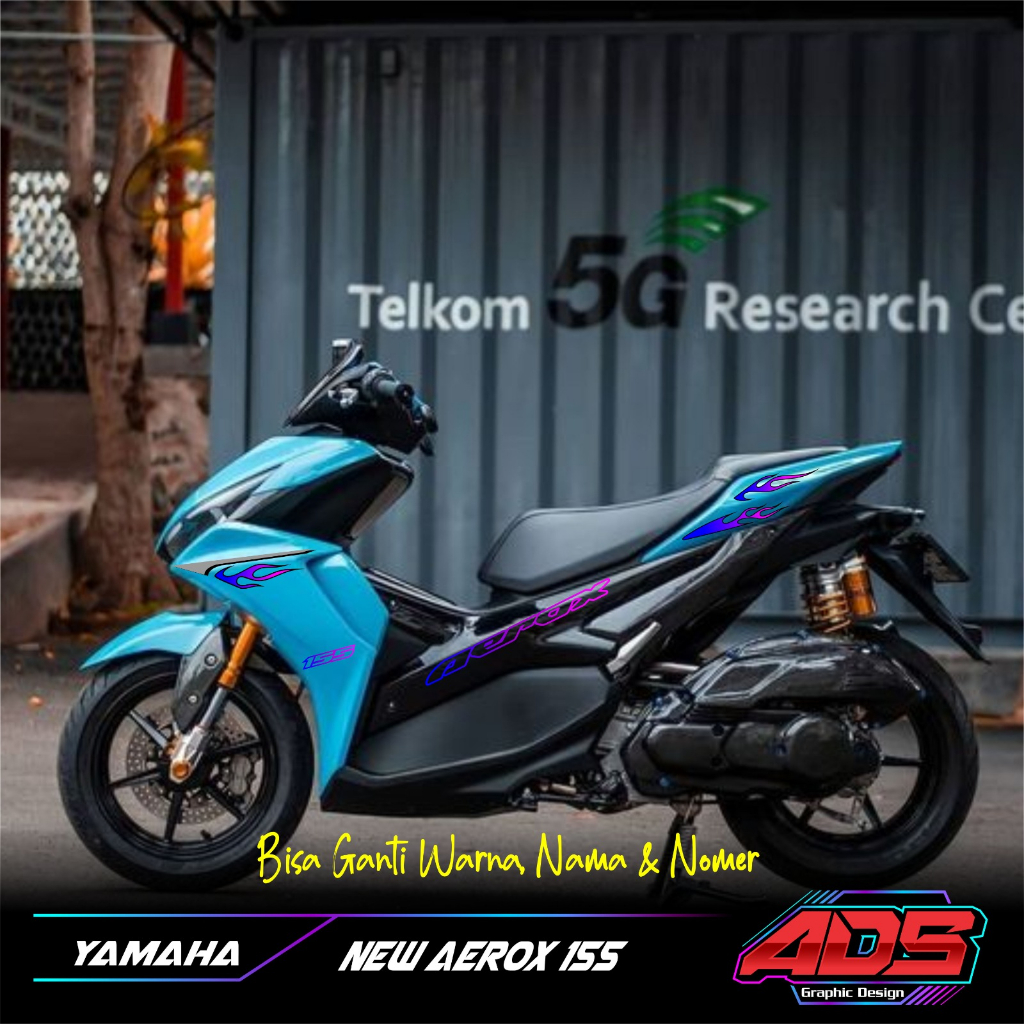 Jual STRIPING NEW AEROX-STRIPING NEW AEROX FIRE TRANSPARAN UV BISA ...