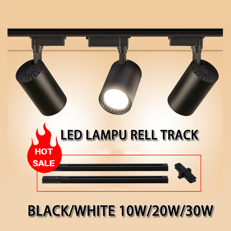 Jual 10W/20W/30W/40W/50W LED Lampu RELL Track LED Sopot Lampu 0.5M ...