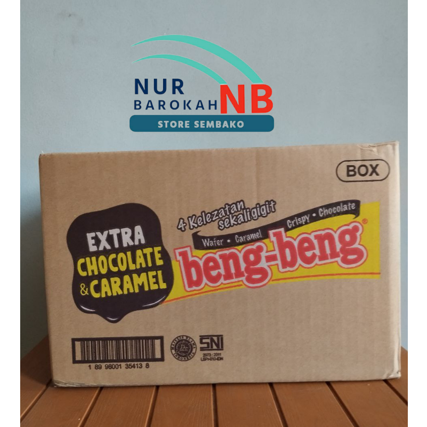 Jual BENG BENG EXTRA CHOCOLATE & CARAMEL 1 DUS (Isi 8 x 17 x 25g ...