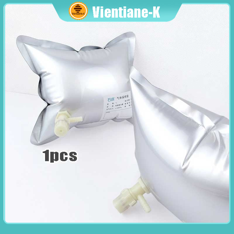 Jual Gas Sampling Bag Alumunium 1 Liter Single Valve 1L | Shopee Indonesia