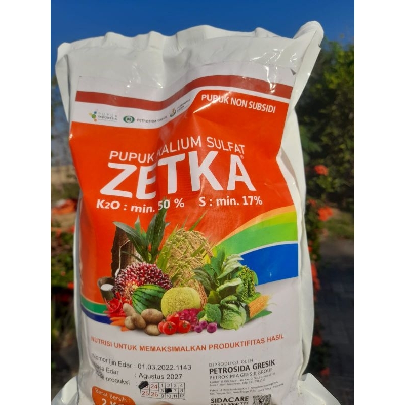 Jual Pupuk ZK Kemasan 2kg Zetka Pupuk Kalium Sulfat 2KG | Shopee Indonesia