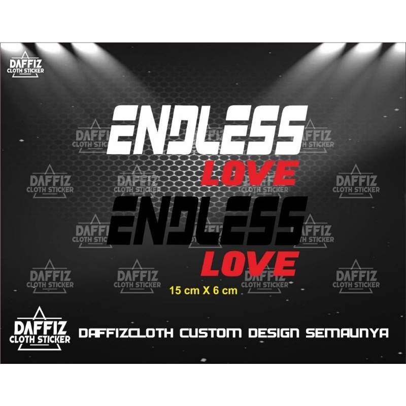 Jual Stiker cutting Endless Love | Shopee Indonesia