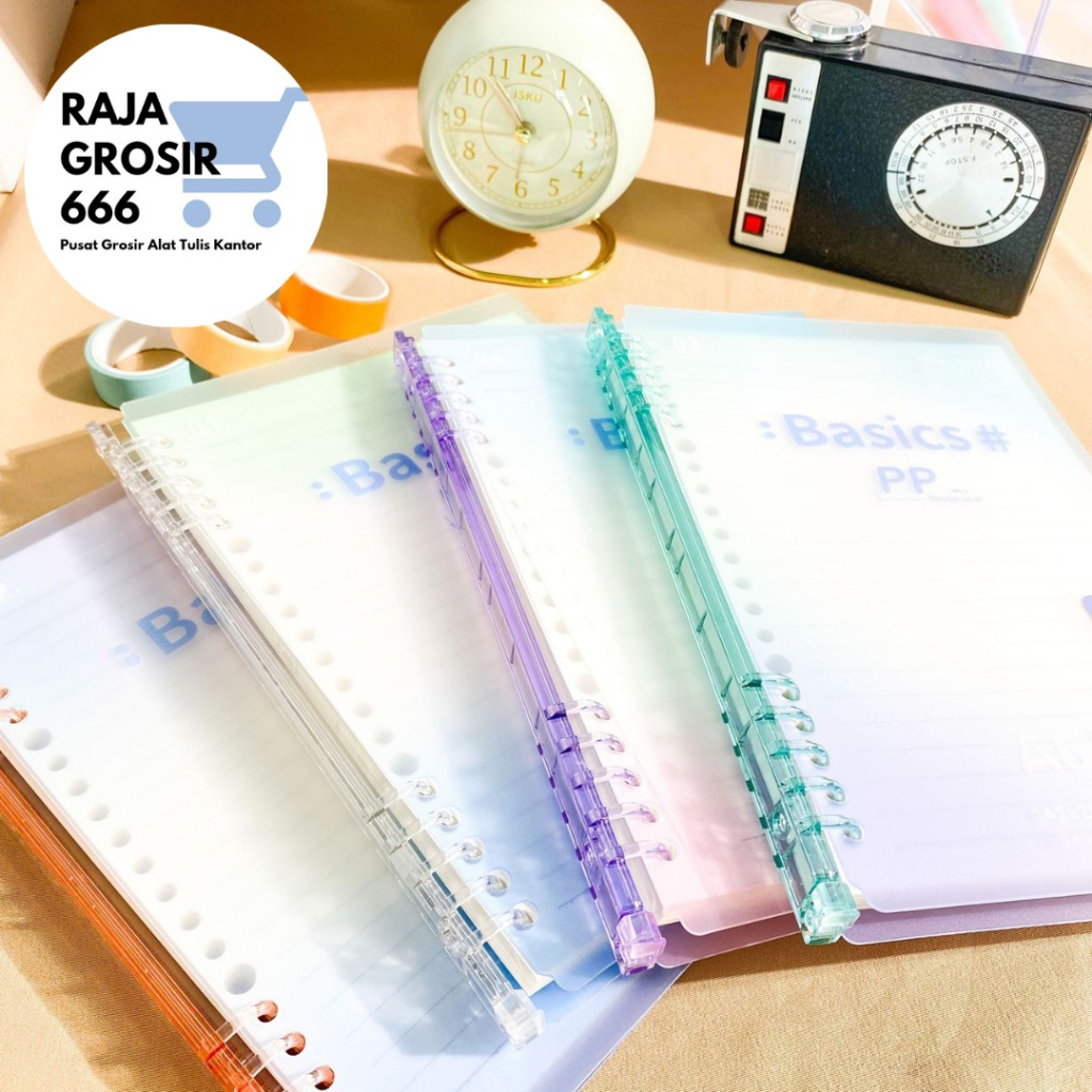 Jual BUKU BINDER TRANSPARAN GRADASI A5 UKURAN A5 FREE ISI KERTAS ...