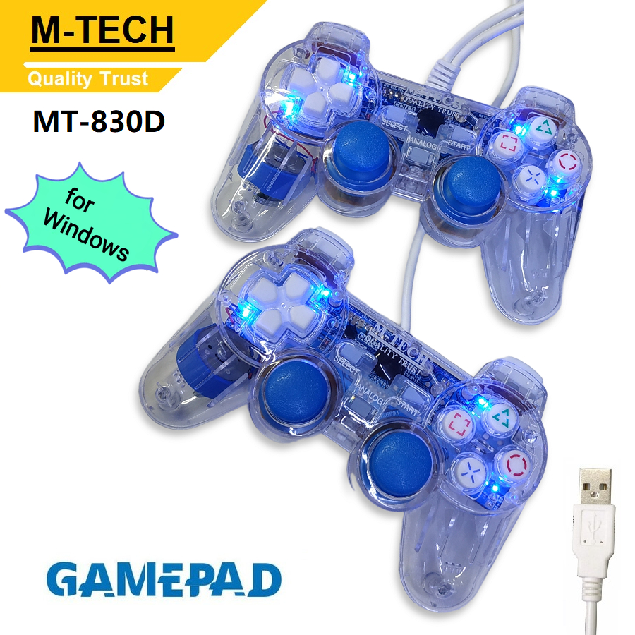 Jual M-Tech Gamepad / Joystick Double Getar USB MT-830D | Shopee Indonesia