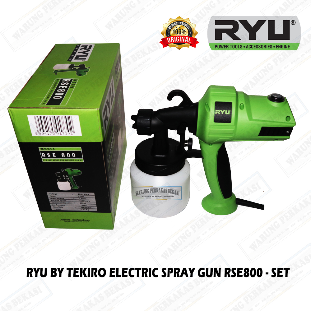 Jual RYU TEKIRO Spray Gun Paint Zoom Electric Alat Cat Spet Listrik ...