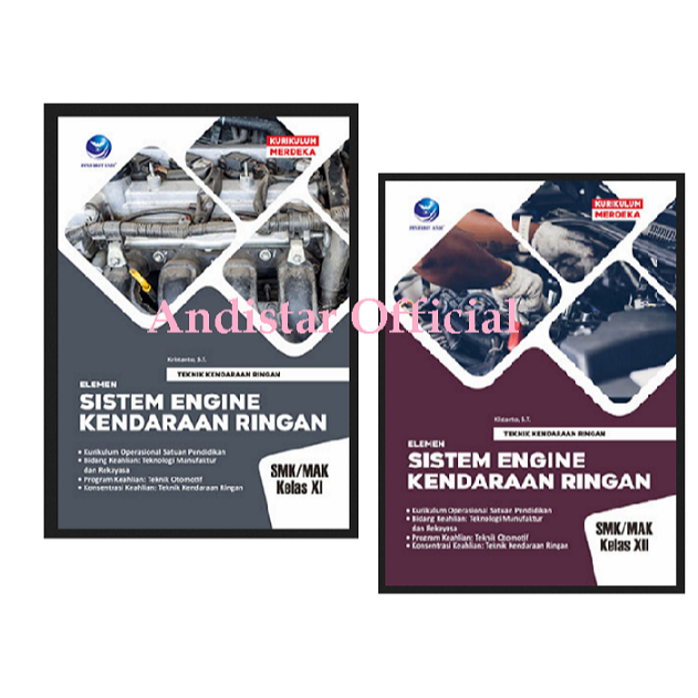 Jual Teknik Kendaraan Ringan Elemen Sistem Engine Kendaraan Ringan SMK ...