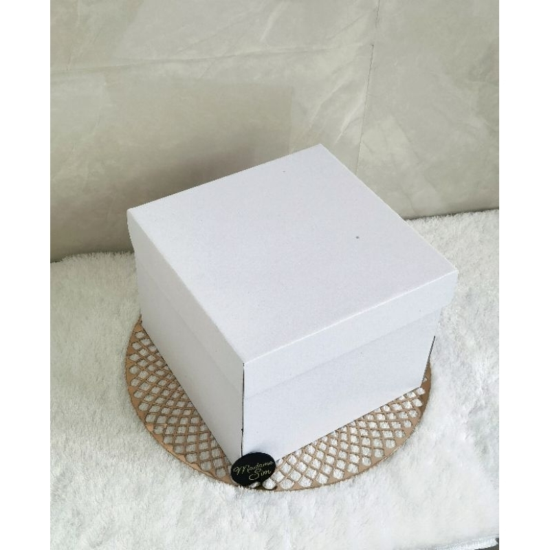 Jual KOTAK KUE TART - CAKE BOX - DUS KADO 25x25x20 - WK (ISI : 10 PCS ...