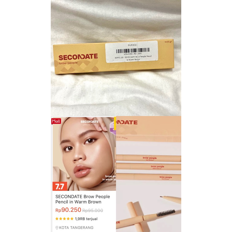 Jual SECONDATE ALL (tint netflixx & eyebrow) | Shopee Indonesia