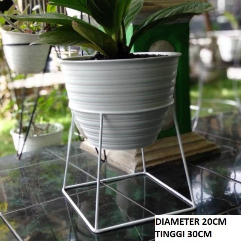 Jual Standing pot besi minimalis/rak pot bunga/rak tanaman besi ...