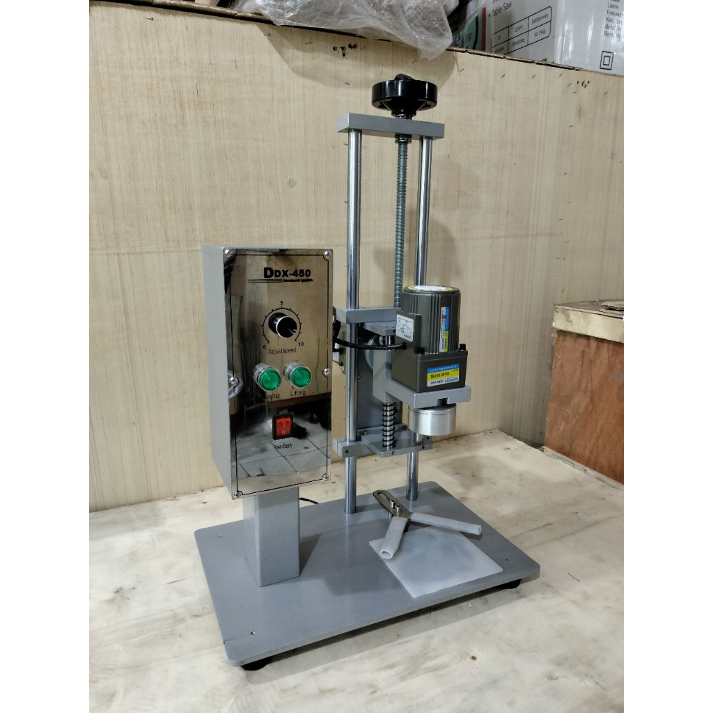 Jual Mesin Capping Segel Press Tutup Botol Plastik DDX-450 | Shopee ...
