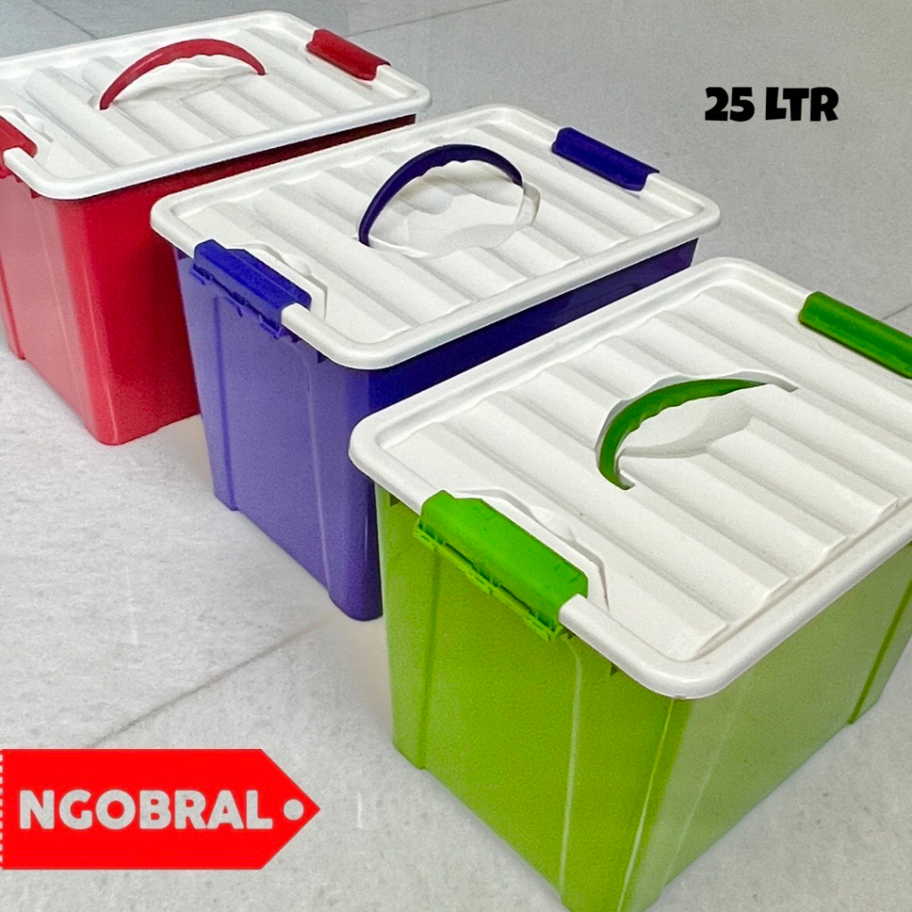 Jual Container Box Besar 25 Liter Storage Box MURAH Kontainer Box ...