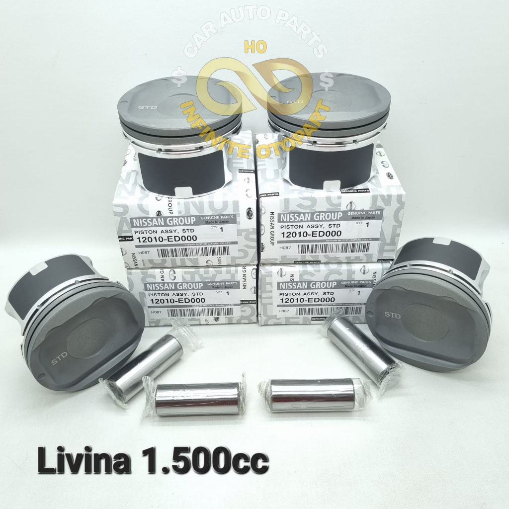Jual PISTON ASSY SET NISSAN GRAND LIVINA 1.5 1500CC | Shopee Indonesia