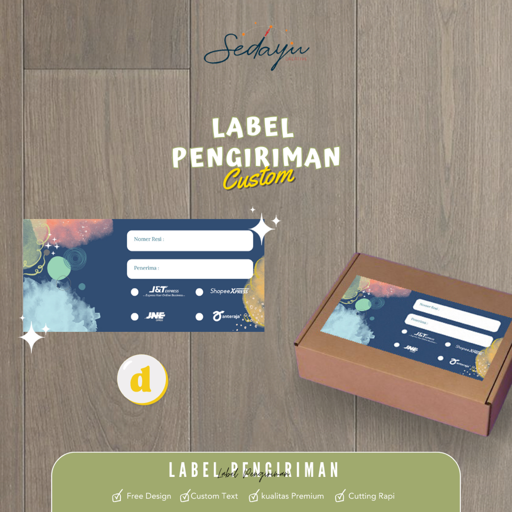 Jual Label Pengiriman Tinggal Pakai | Label Pengiriman Sticker Shopee ...