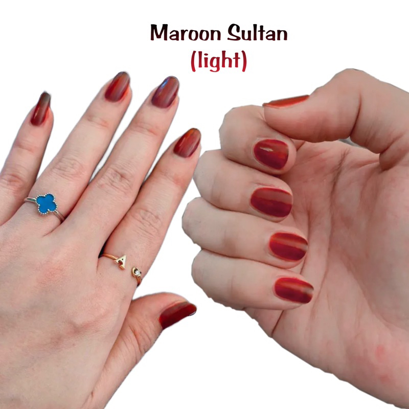 Jual Rahma Henna Glow Series / Maroon Sultan / red glow / glow series ...