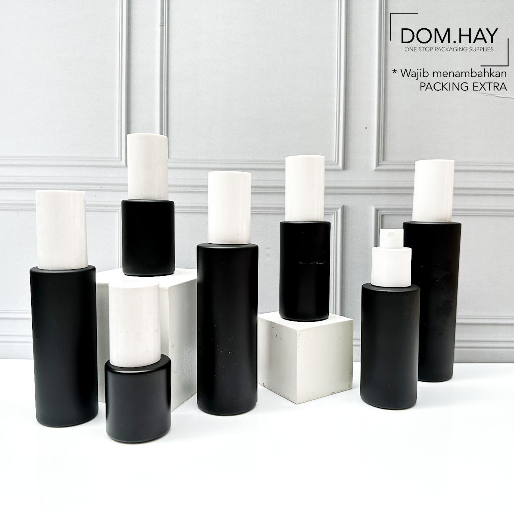 Jual Botol Spray Kaca Hitam Doff 7UK Face Mist Hair Spray Perfume ...