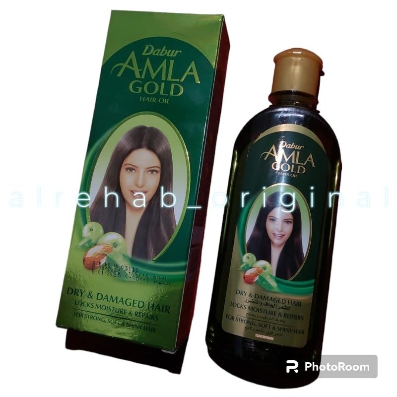 Jual Dabur Amla gold 3in1 hair oil (minyak rambut) 200ml | Shopee Indonesia