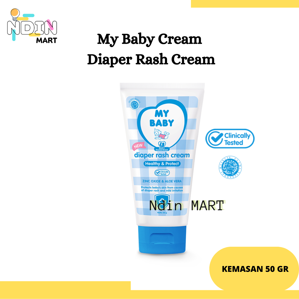 Jual Diaper Rash Cream My Baby Cream Anti Babak Bayi - 50 Gram | Shopee ...