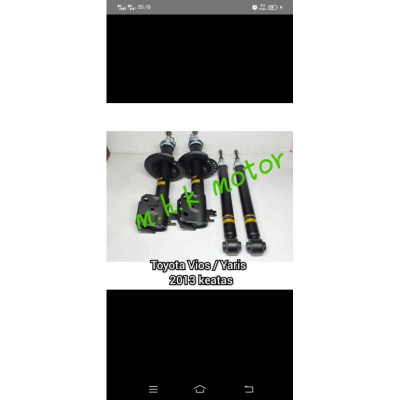 Jual shockbreaker all new yaris/,vios gen 3 depan belakang monroe original 100% | Shopee Indonesia