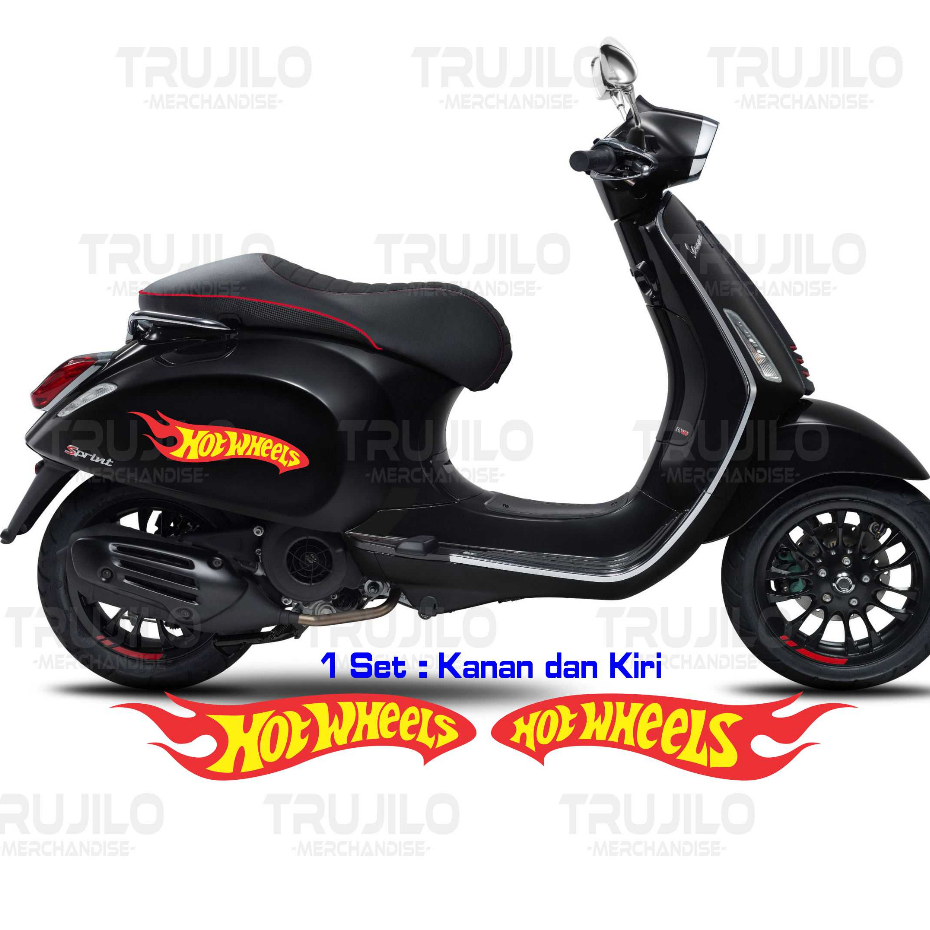 Jual Stiker Vespa Sprint Primavera Cutting Sticker Hotwheels 2 Warna ...