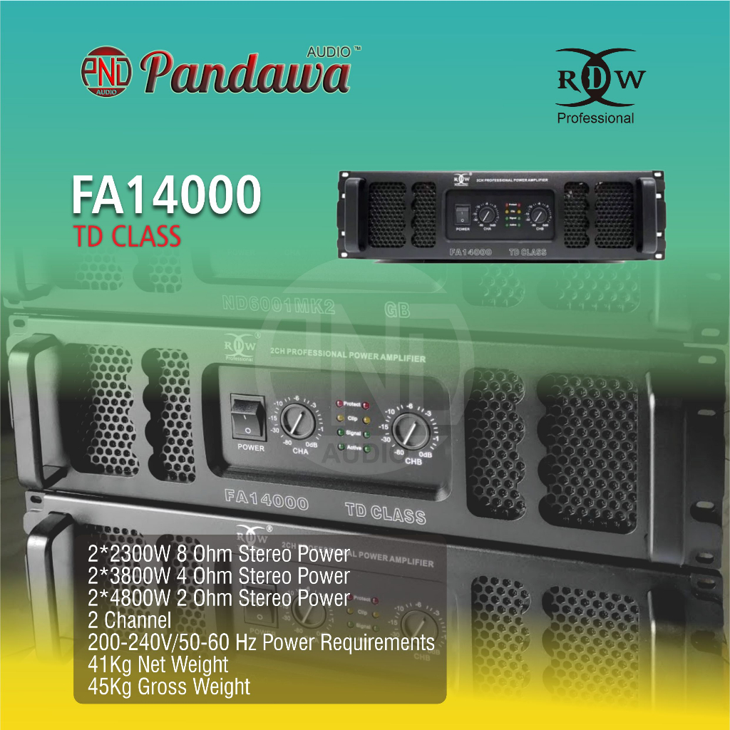Jual Power RDW FA14pro / Power Amplifier | Shopee Indonesia