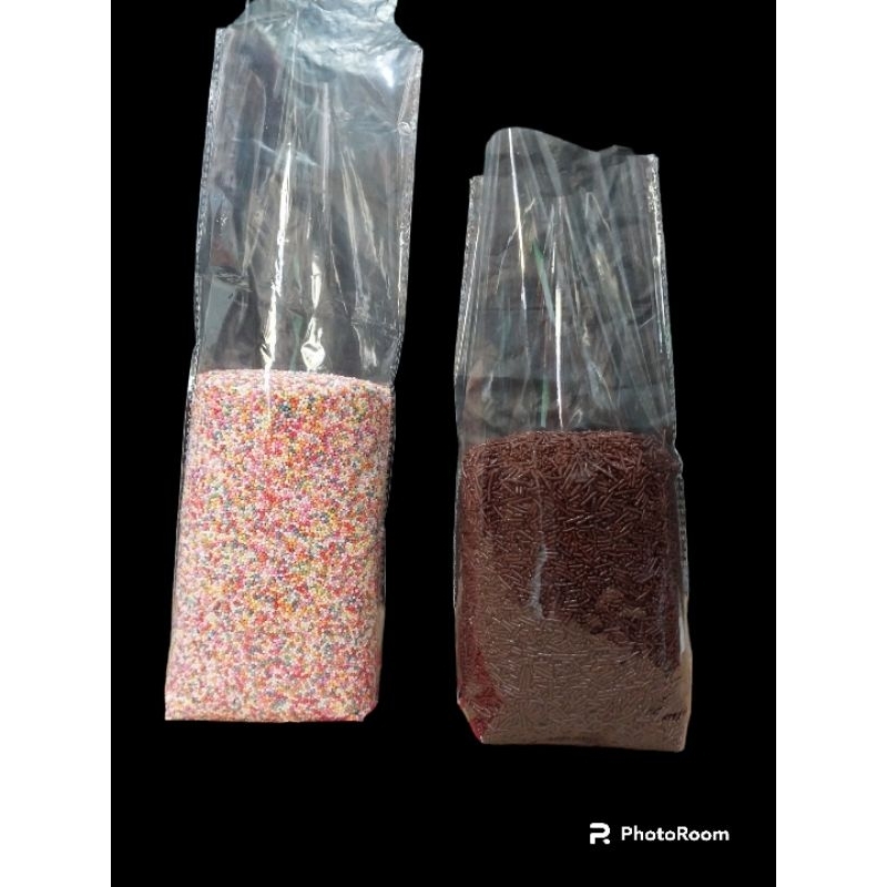 Jual opp duduk gaset plastik snack double seal tebal bening bisa duduk ...