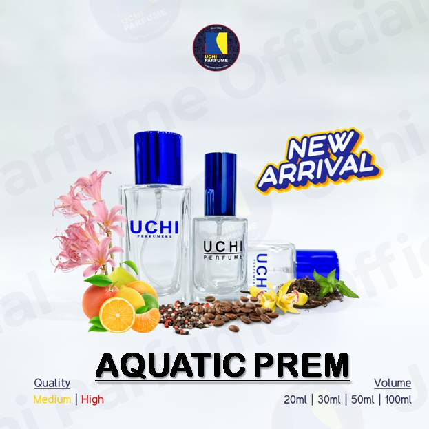 Jual Uchi Parfume Aquatic Prem (30ml,50ml,100ml) | Shopee Indonesia