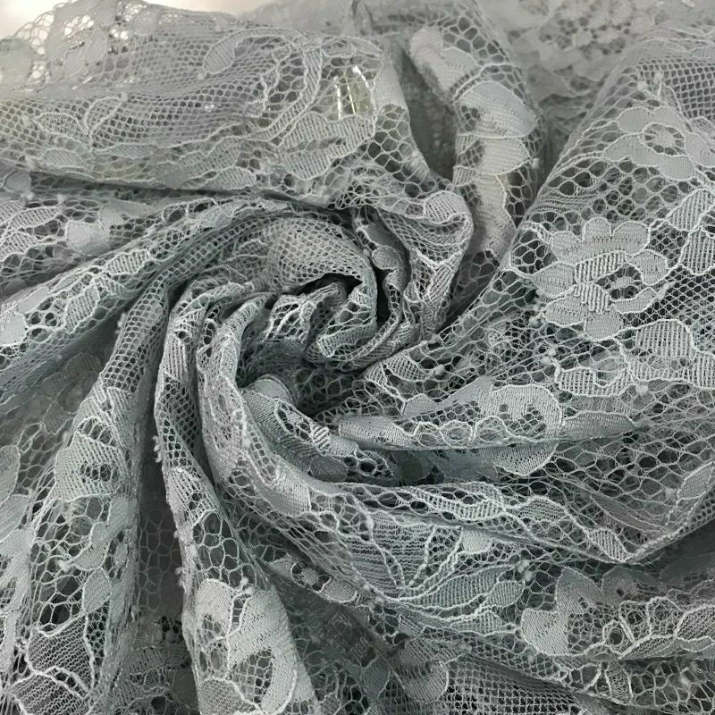 Jual Kain Brukat Brokat Chantilly Lux IMPORT Brokat Chantily chantili france lace / HARGA PER 0 ...