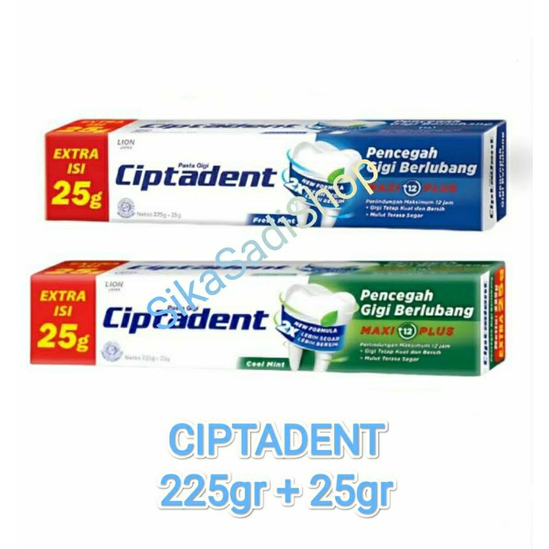 Jual Ciptadent 225gr - Fresh Mint - Cool Mint | Shopee Indonesia