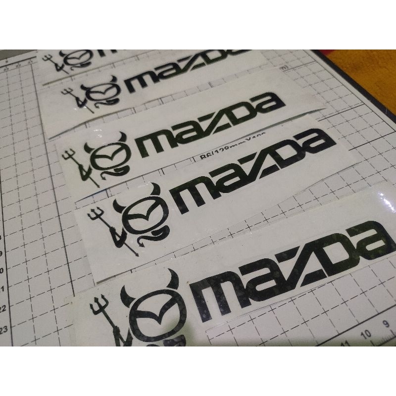 Jual STICKER LOGO DEVIL MAZDA | Shopee Indonesia