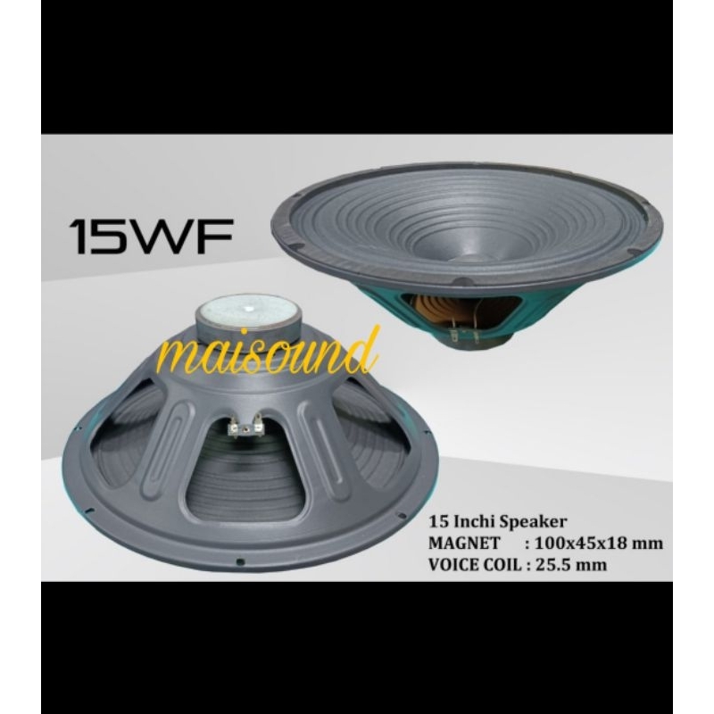 Jual SPEAKER 15 INCH 15M WF SPEAKER 15WF KOMPONEN SPEAKER 15 WF WOOFER ...