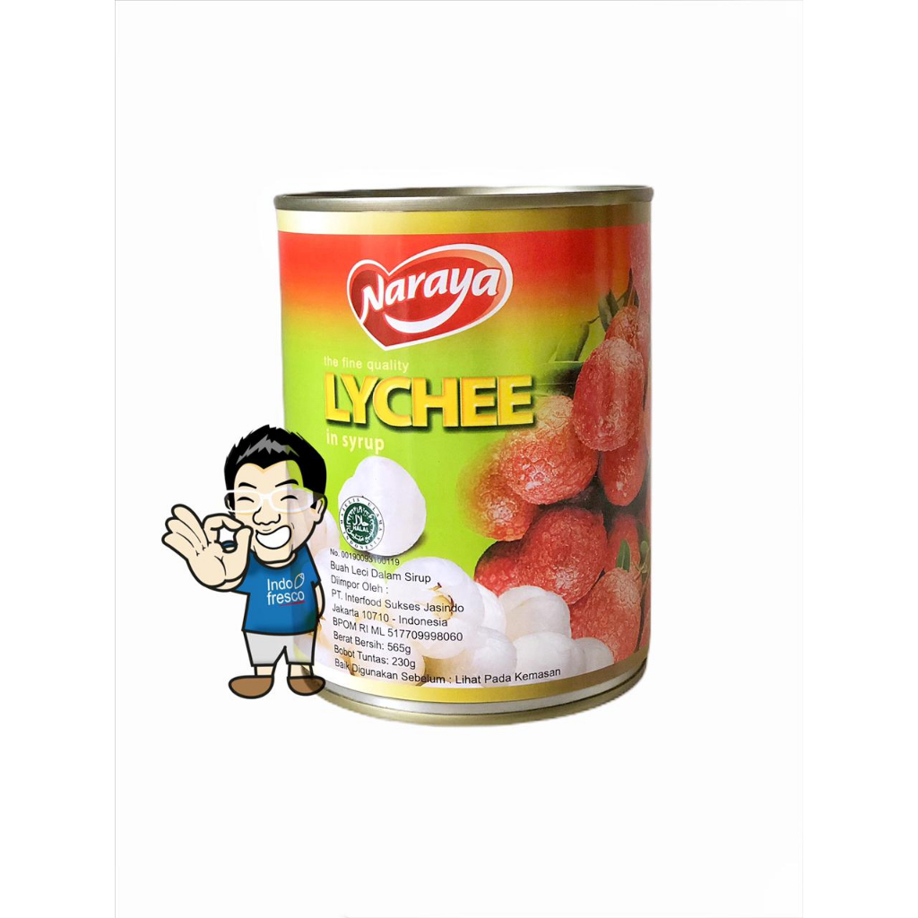 Jual Naraya Lychee- Buah Leci Kaleng- Buah kaleng 565g | Shopee Indonesia