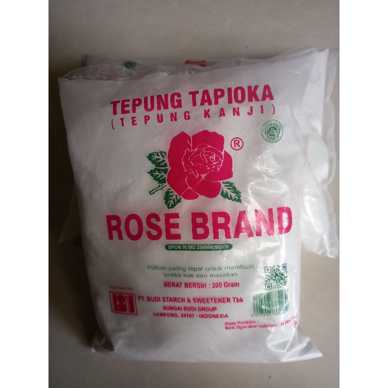 Jual Tepung Tapioka Rose Brand 200g | Shopee Indonesia