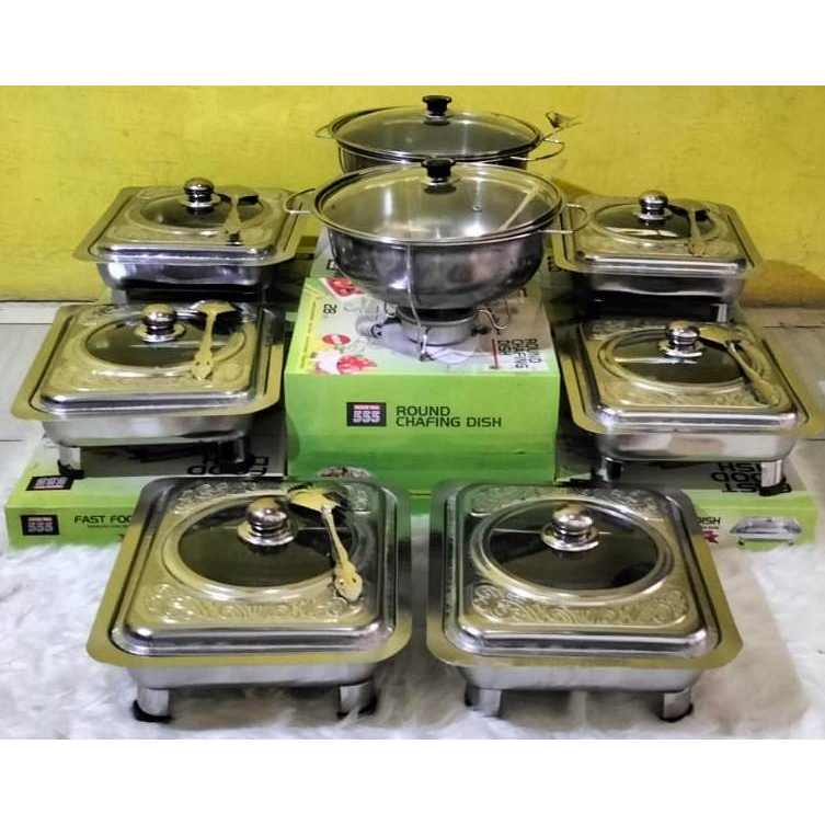 Jual ARZ Promo Wadah Saji Prasmanan tempat makan catering set 6 kotak ...