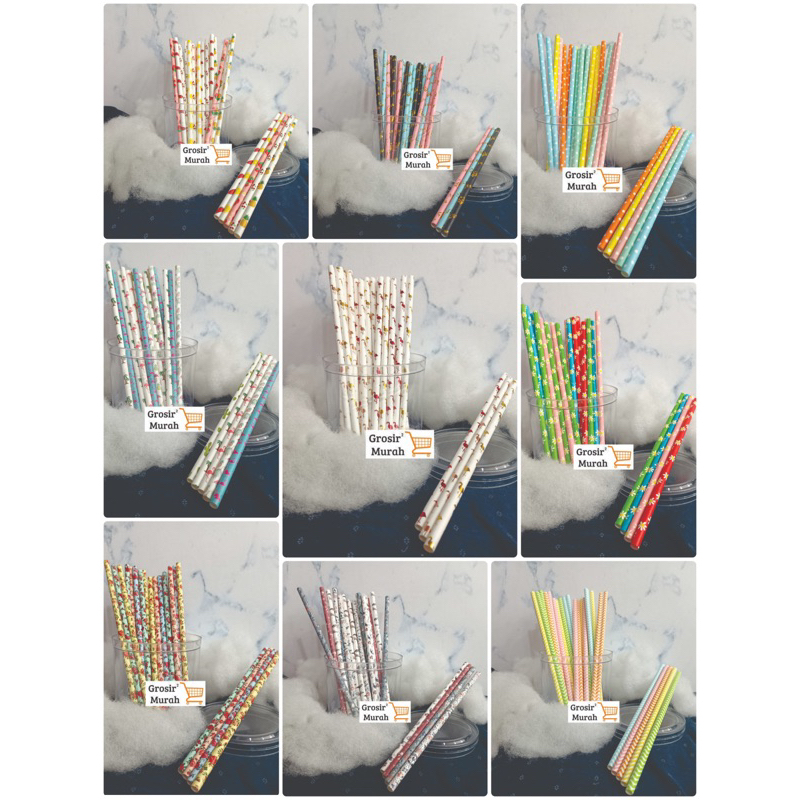 Jual Paper Straw / Paper Straw kertas | Shopee Indonesia
