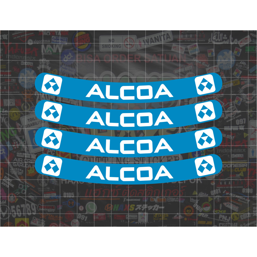 Jual Cutting Sticker Alcoa V2 Untuk Velg Motor Ring 14 Ring 17 | Shopee ...