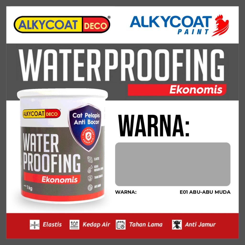 Jual CAT PELAPIS ANTI BOCOR EKONOMIS / Cat Waterproofing Ekonomis / Cat ...
