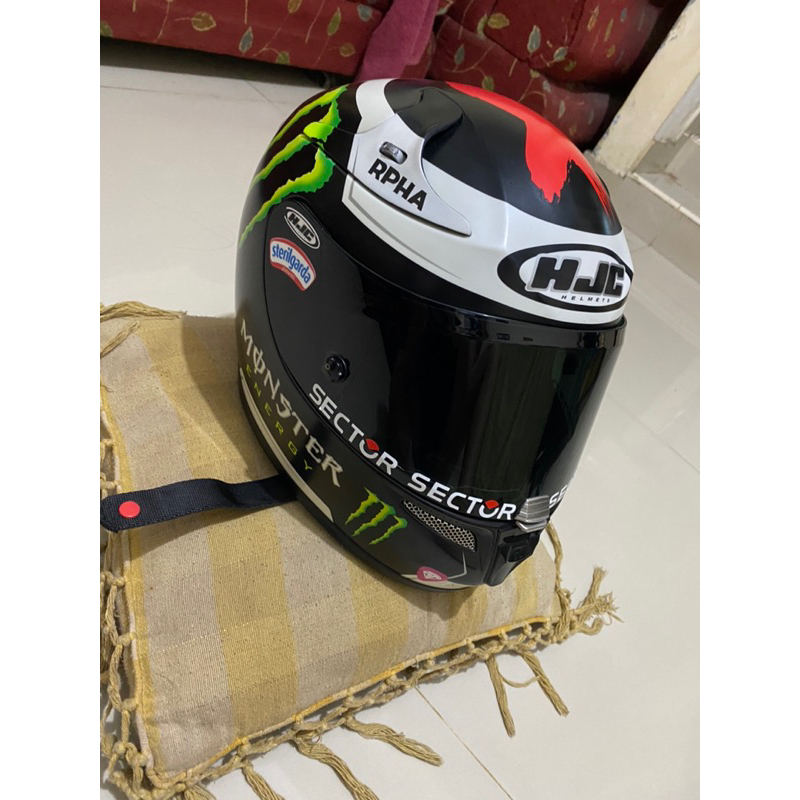 Jual HJC RPHA 10 + Jorge Lorenzo 2015 Doff Edition | Shopee Indonesia