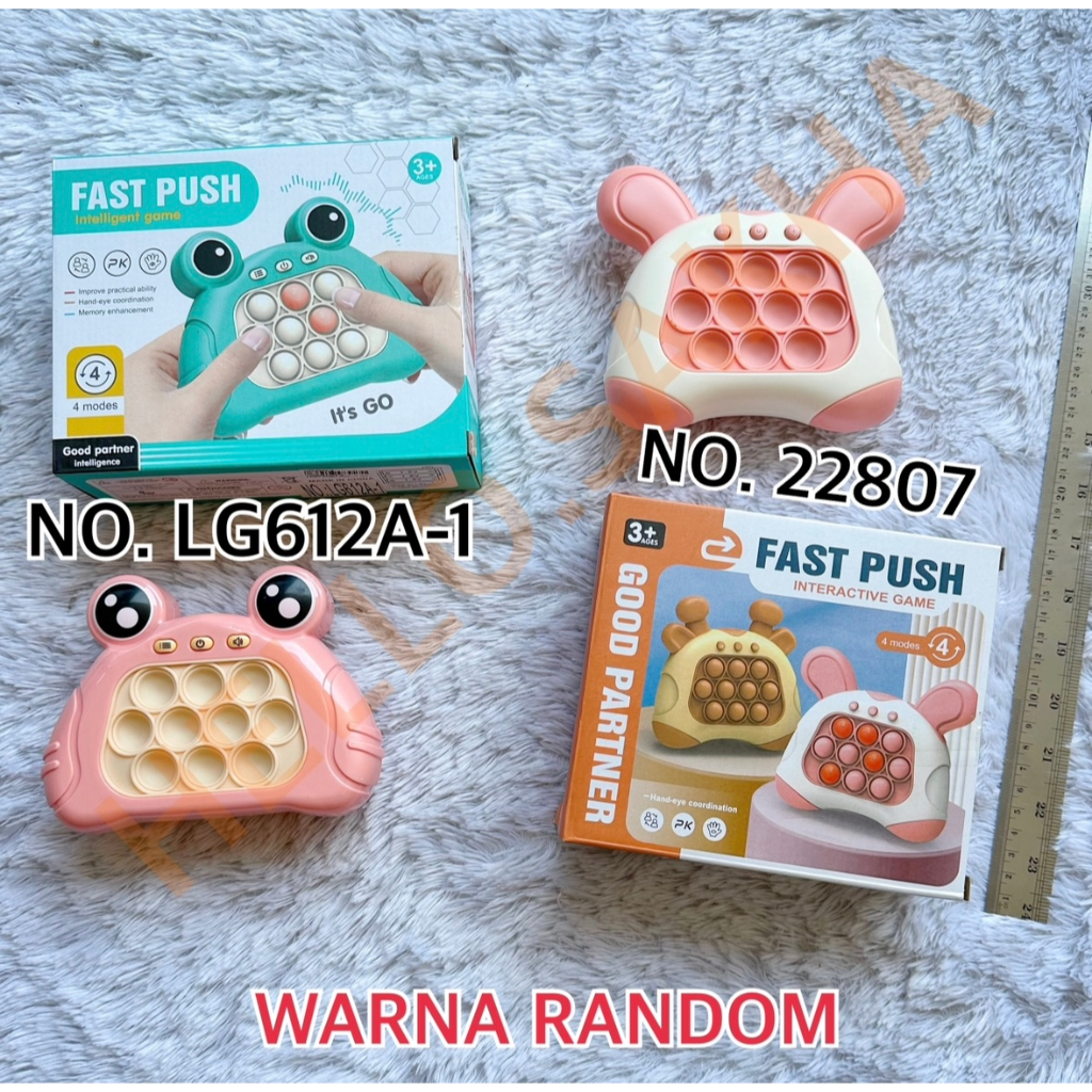 Jual MAINAN FAST PUSH POP IT ELECTRIC POPIT ELEKTRIK ADA LAMPU NO ...