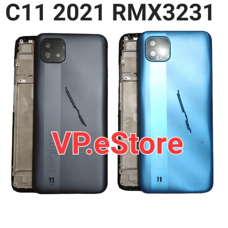 Jual Casing Housing Kesing Full Set Realme C11 2021 RMX3231 | BackDoor Back Cover Tutup Belakang ...
