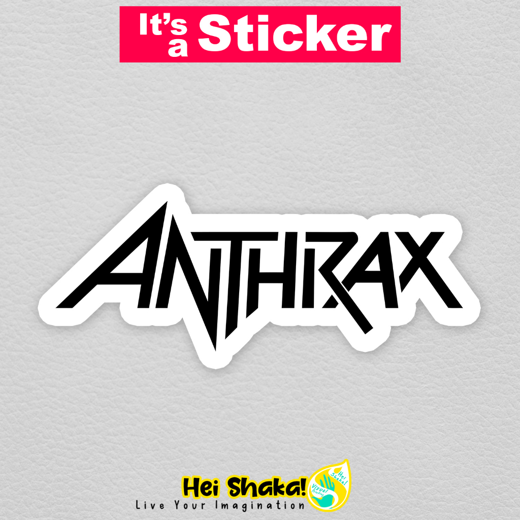 Jual Stiker ANTHRAX Sticker Musik Band Vinyl Anti Air | Shopee Indonesia