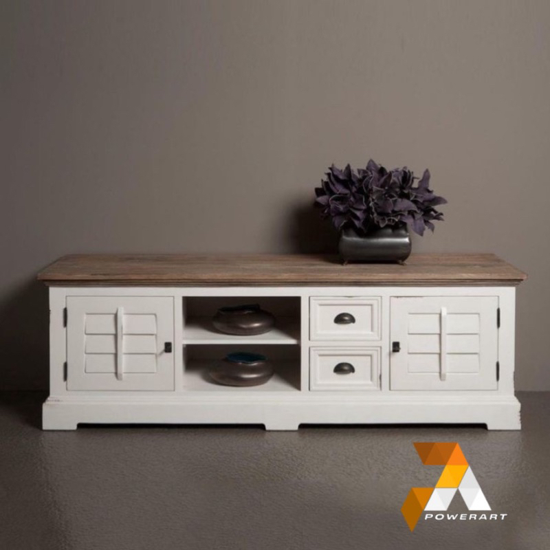 Jual MEJA TV MODERN MINIMALIS BUFET TV CAT DUCO KONSOL TV LEMARI TV ...